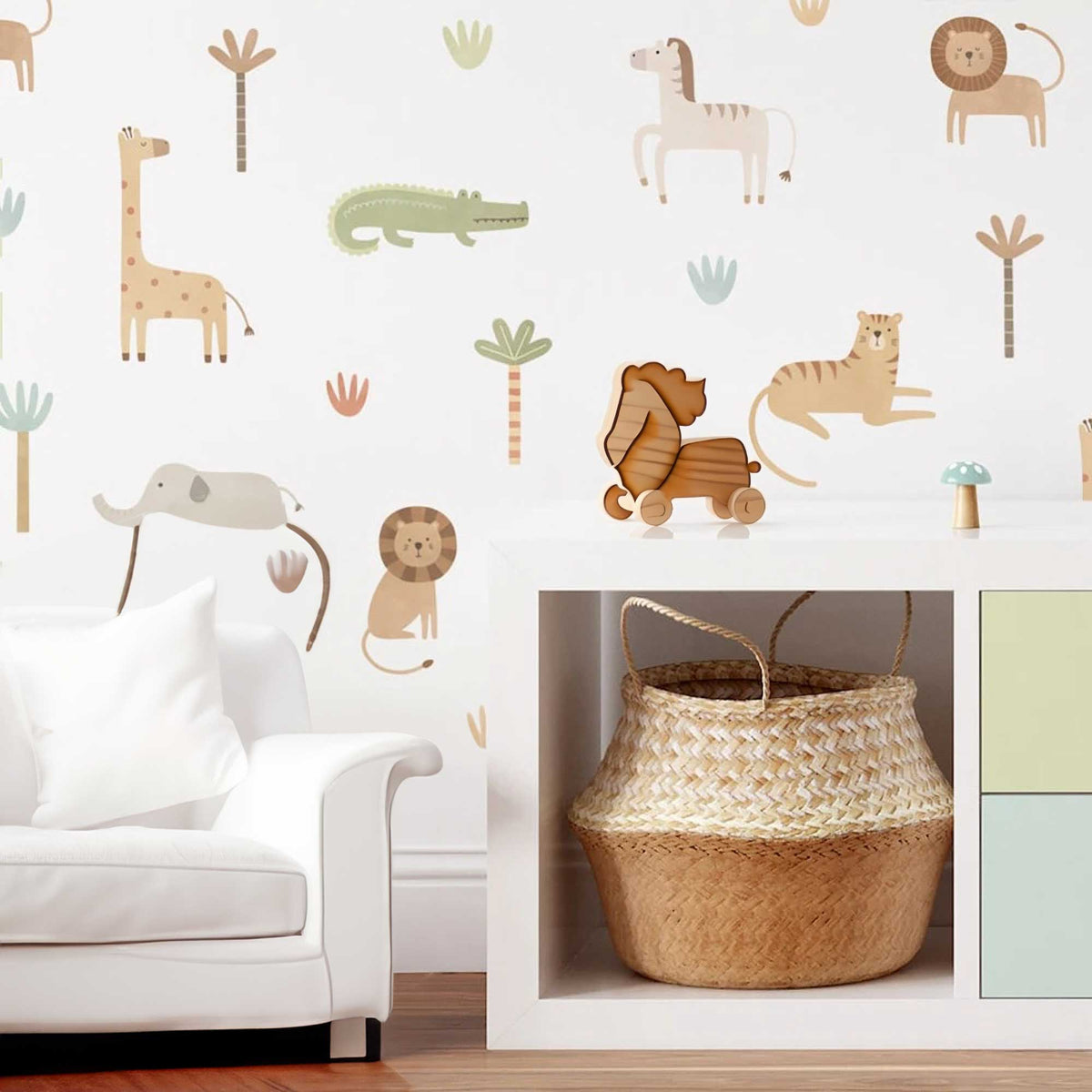 Animal Wall Decals | Cute & Educational Decor for Kids– oakposter