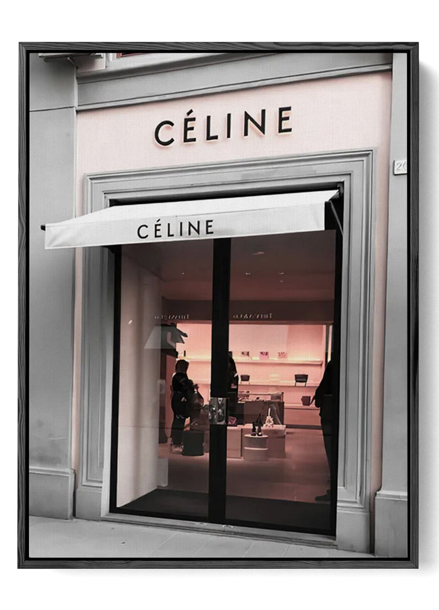 Céline Boutique Art Poster - Parisian Fashion House | OakPoster.com ...