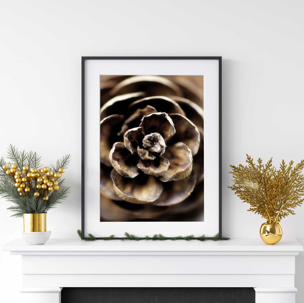 Abstract Pine Cone Detail Poster | Natural Wall Art | OakPoster.com ...