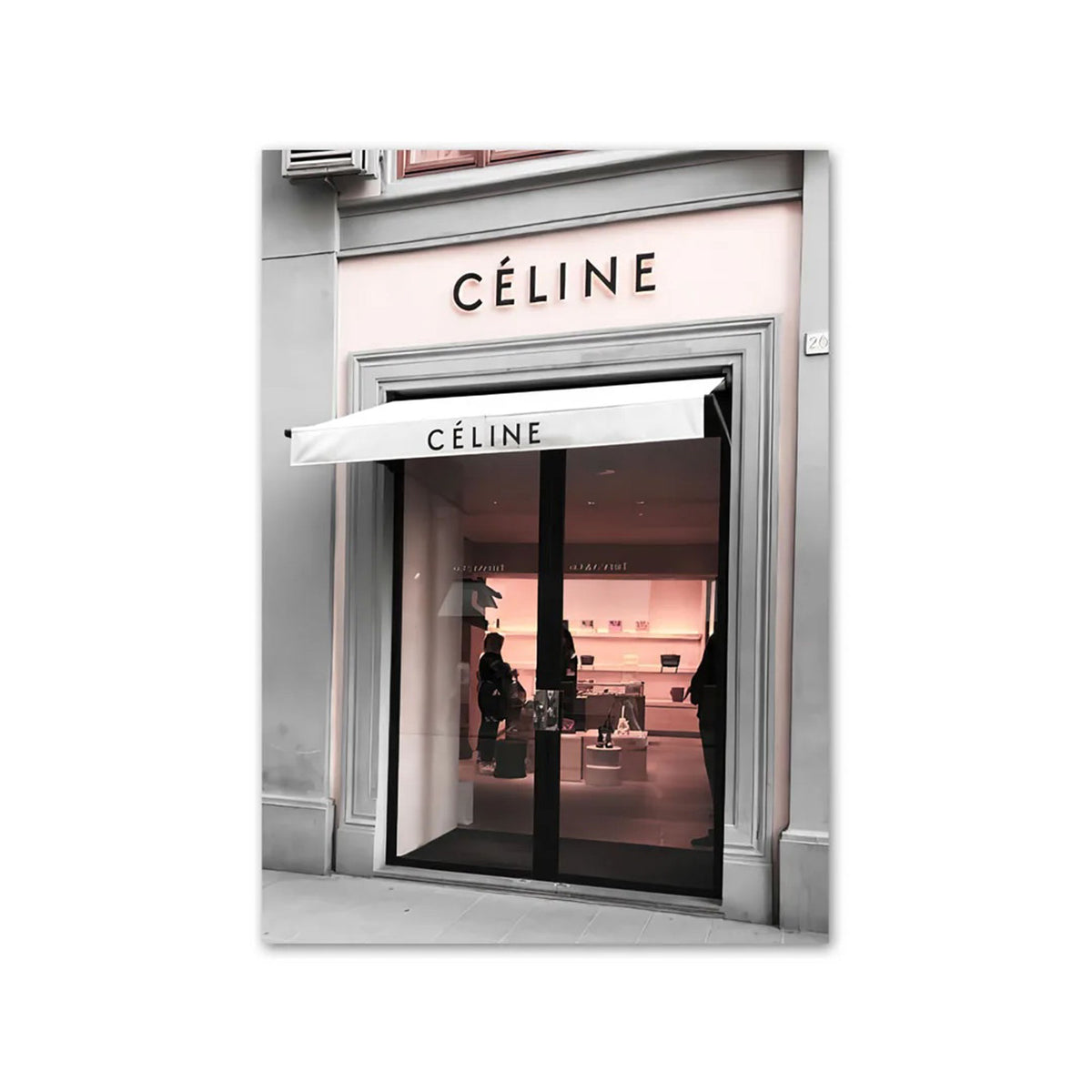 Céline Boutique Art Poster - Parisian Fashion House | OakPoster.com ...