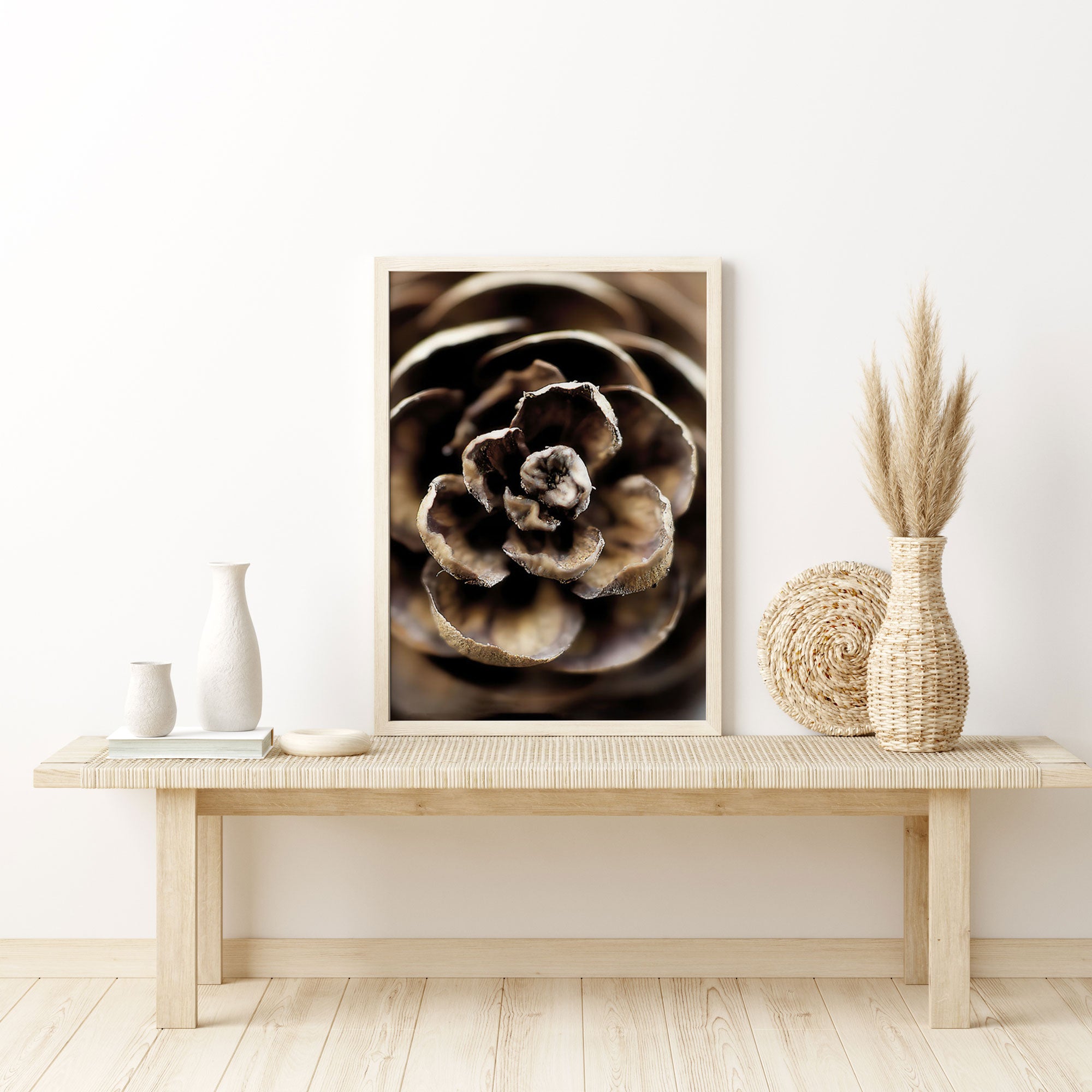 Abstract Pine Cone Detail Poster | Natural Wall Art | OakPoster.com ...