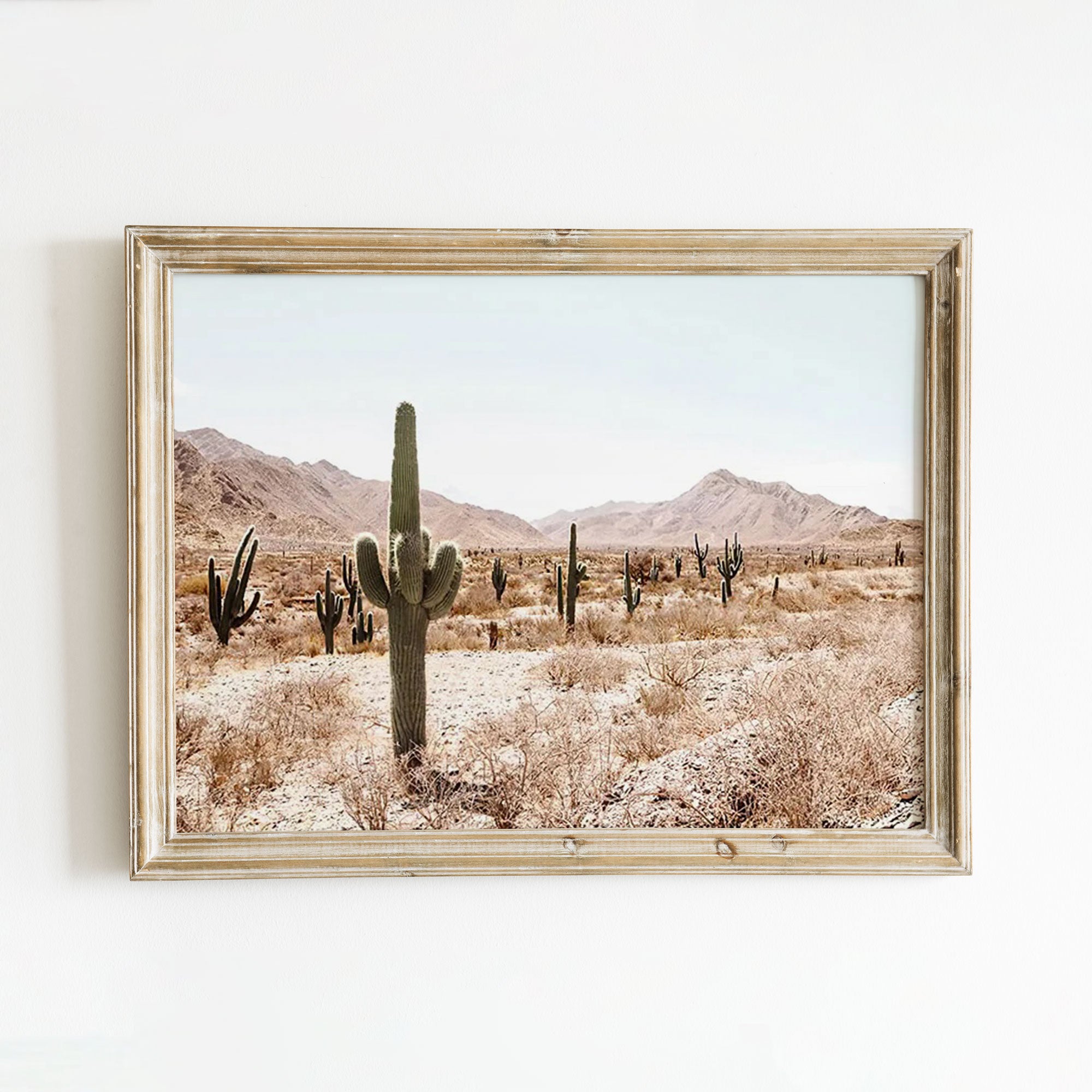 Saguaro Sentinel Poster | Majestic Desert Cactus Art | OakPoster– oakposter