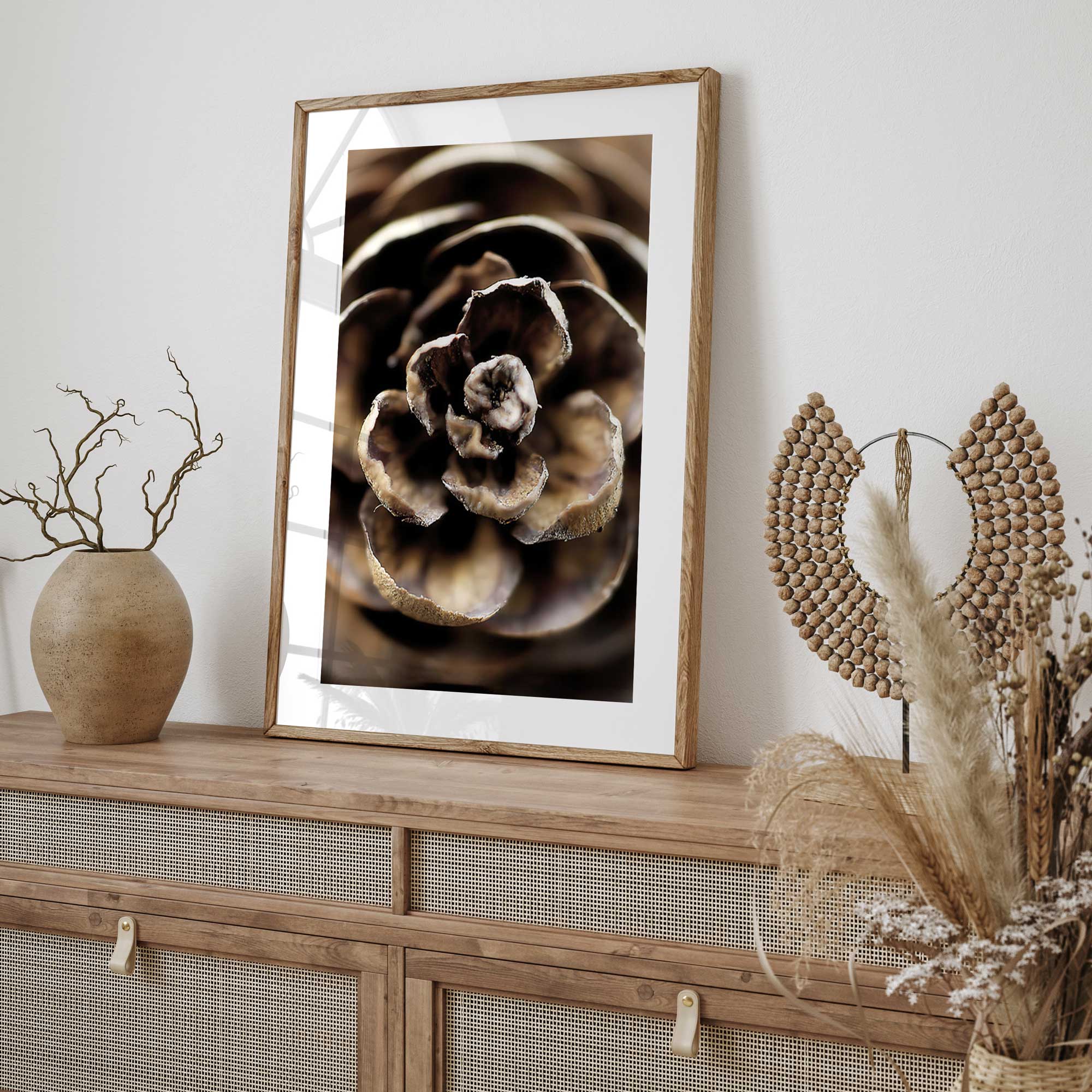 Abstract Pine Cone Detail Poster | Natural Wall Art | OakPoster.com ...