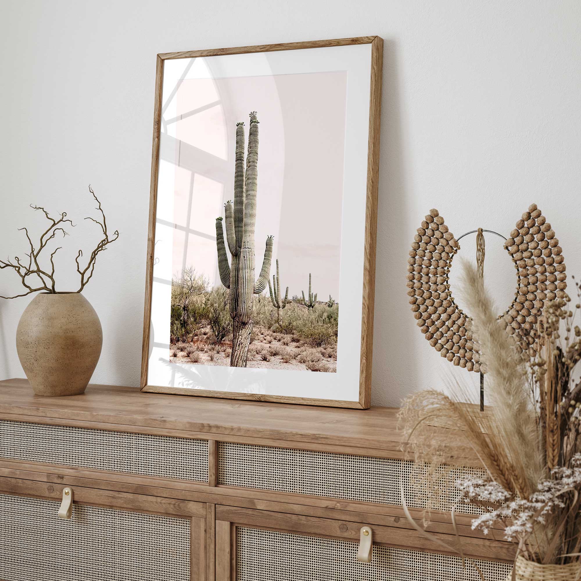 Desert Giant Saguaro Poster | OakPoster Cactus Collection– oakposter
