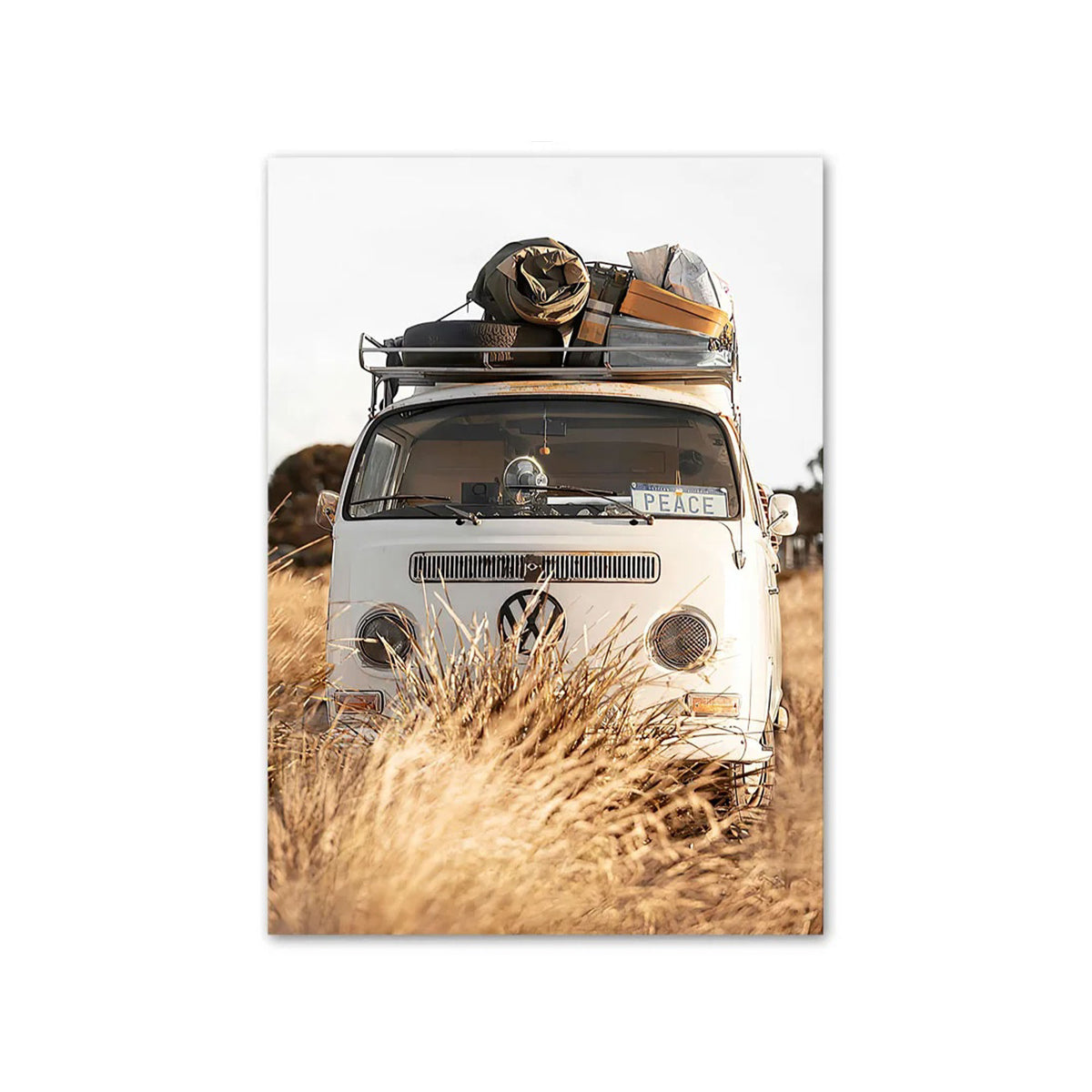 Vintage Van Road Trip Poster - Iconic Travel Canvas Art | OakPoster.com ...