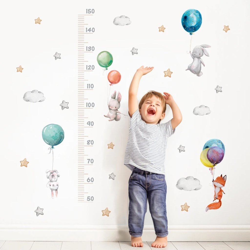 Enchanting Nursery Growth Chart with Magical Creatures | Oak Poster ...