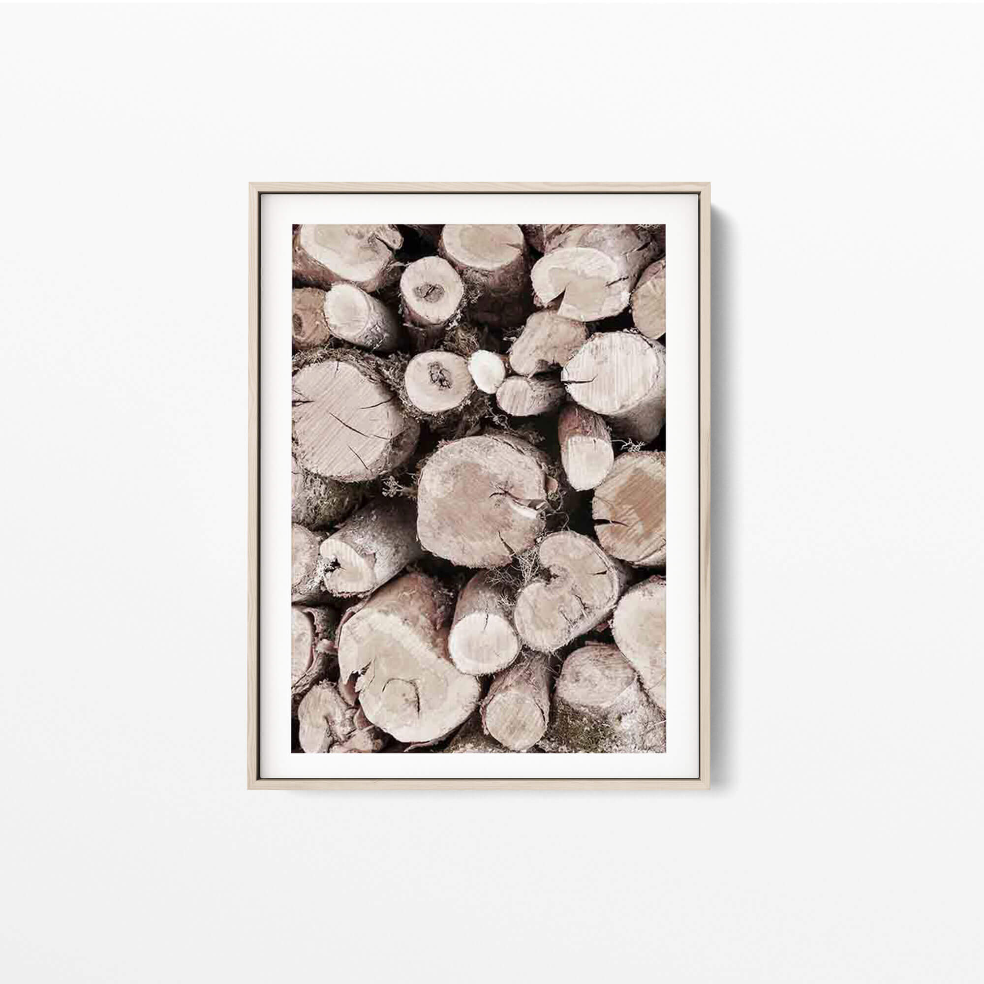 Wood Logs Poster - Nature Posters Online - oakposter.com